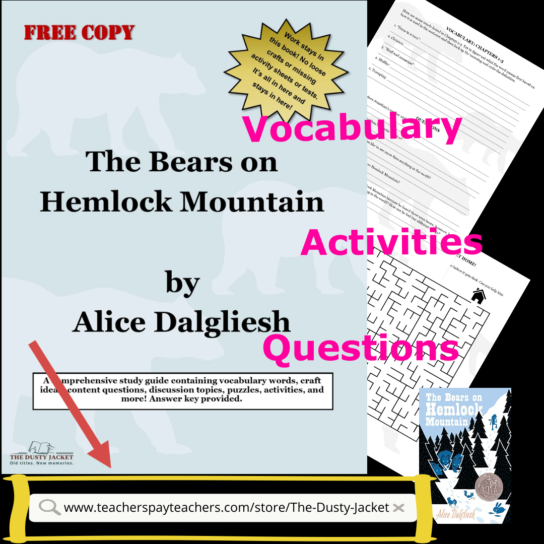 Study Guide: The Bears on Hemlock Mountain by Alice Dalgliesh – The ...
