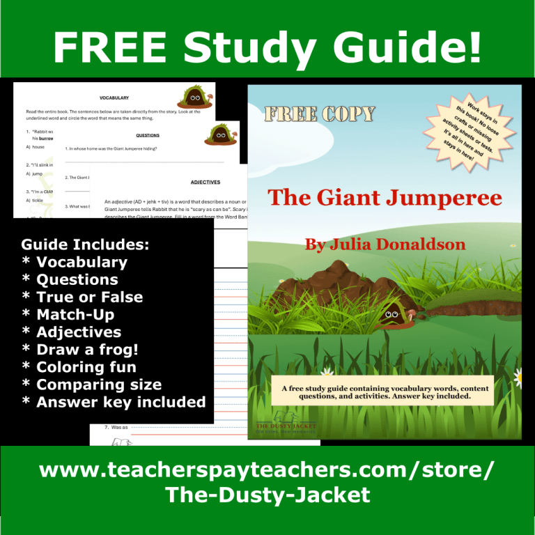 FREE Study Guide: The Giant Jumperee by Julia Donaldson – The Dusty Jacket