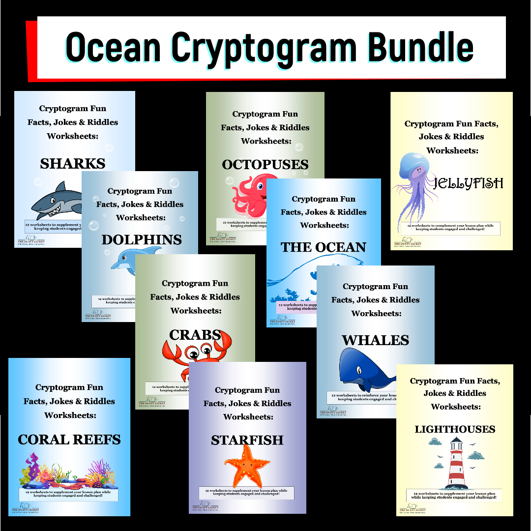 Ocean Cryptogram Bundle – The Dusty Jacket