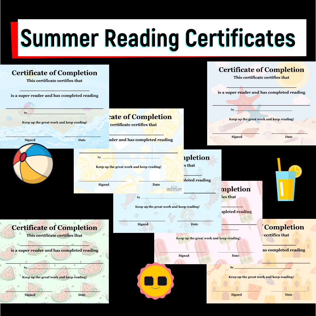 FREE Summer Reading Certificates – The Dusty Jacket